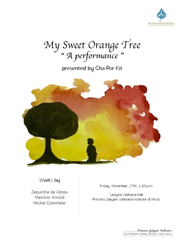 Poster My Sweet Orange Tree | PDF