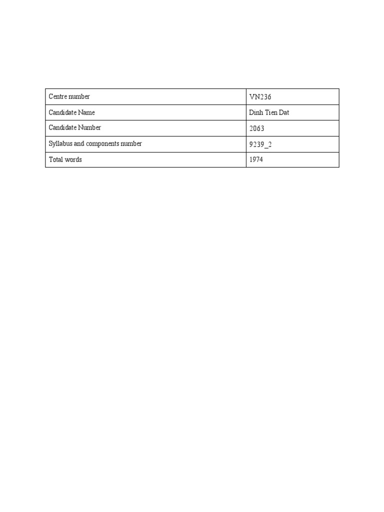 June2023 9239 02 VN236 2063 Essay | PDF | Law