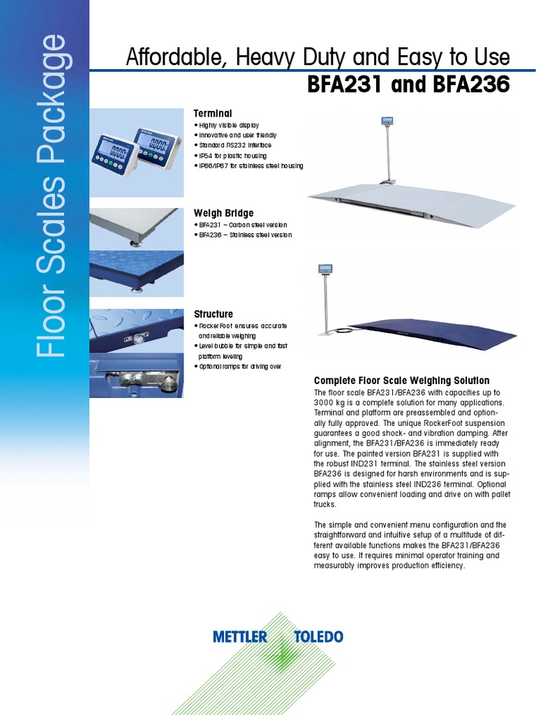 Foot Terminal Config for BFA231/BFA236 | PDF | Pallet | Steel