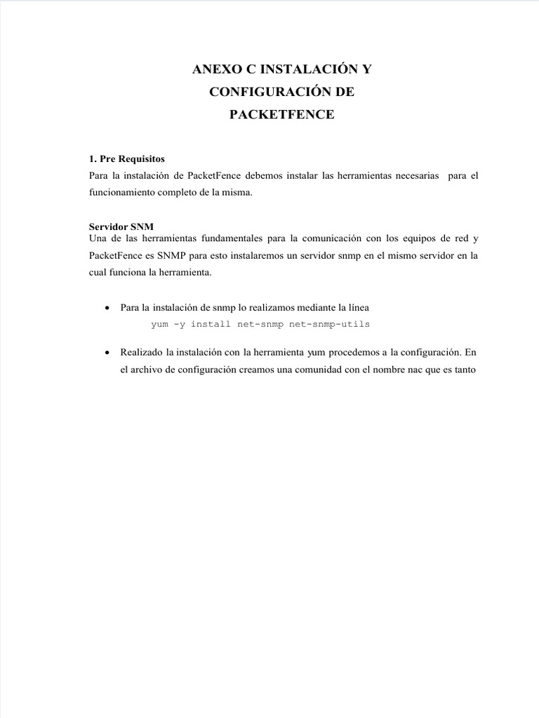 PacketFence-configuration | PDF | Mi sql | Archivo de computadora