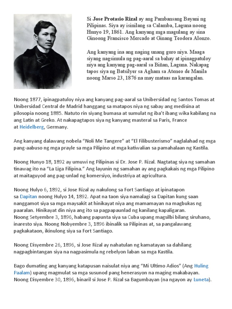 Jose Rizal | PDF