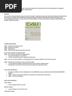 History of Cvsu | PDF
