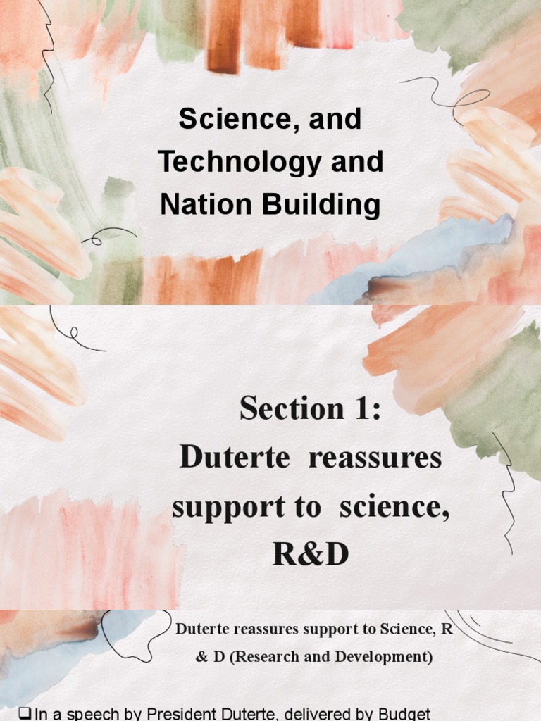 03 Module Science and Technology and Nation Building | PDF