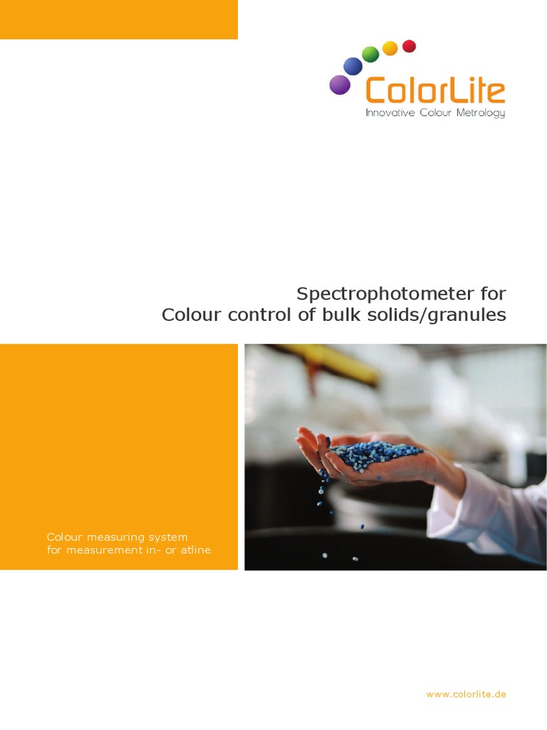 Colorlite Broschuere Schuettgueter EN | PDF | Applied And ...