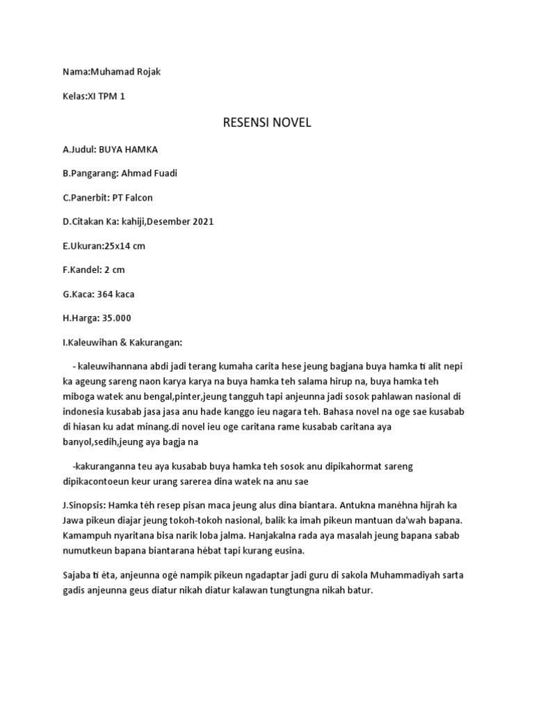 Resensi Novel | PDF