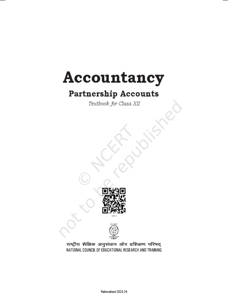 Accountancy XII Part 1 | PDF