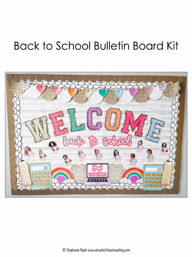 Back To School Bulletin | PDF | Self-Improvement