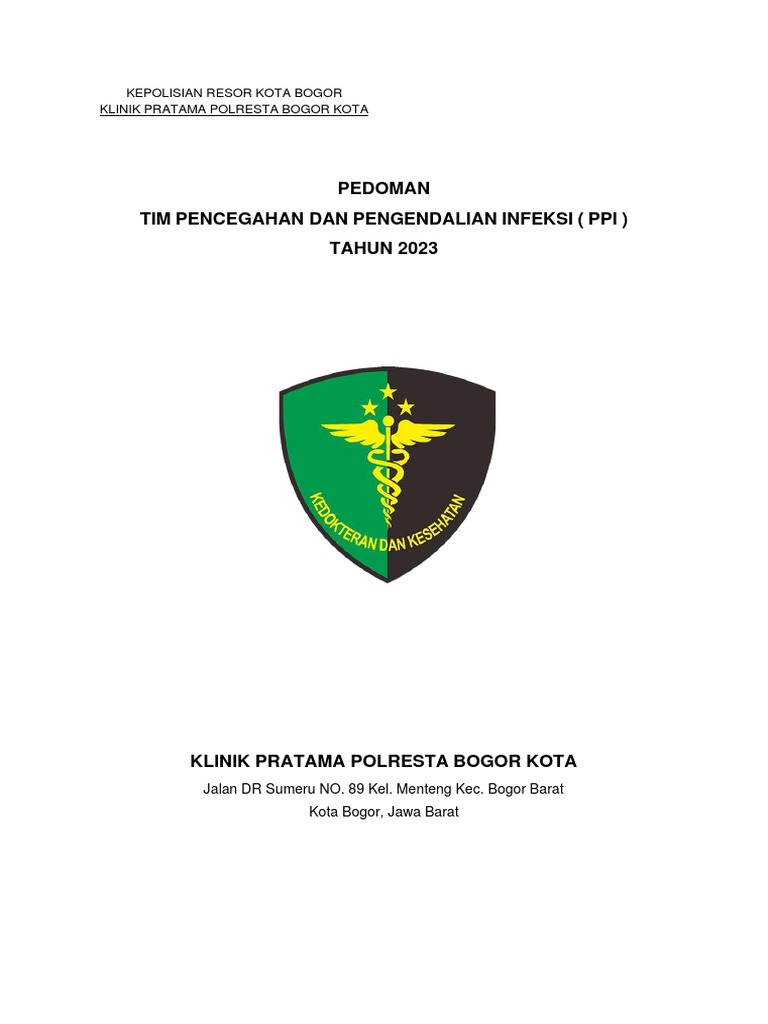 Pedoman Ppi Klinik Polresta | PDF