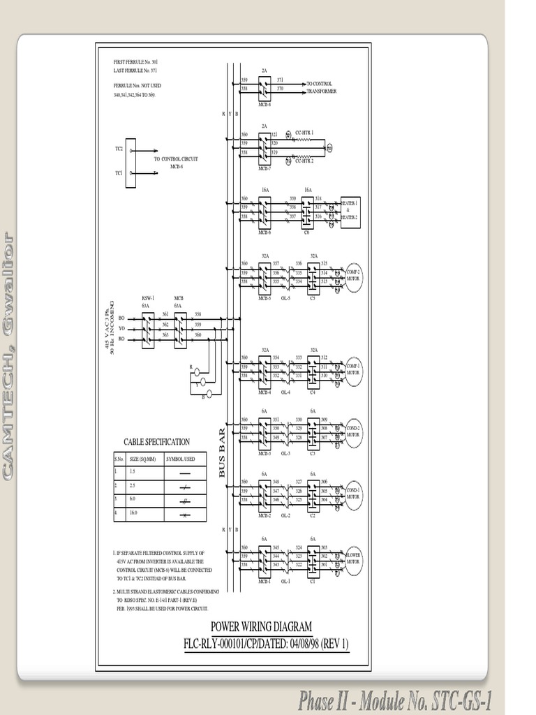 ICF - CTRL Panel Digram - Old Spec | PDF | Equipment | Computer Engineering