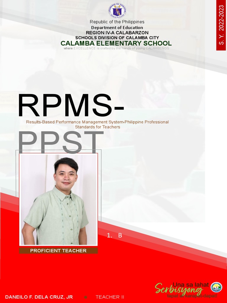 Multi-Year RPMS-PPST Guidelines 2022-2023 | PDF | Learning ...