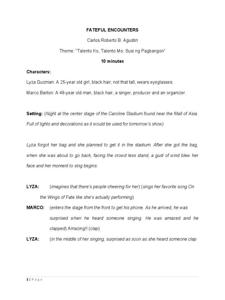 Fateful Encounters Final-1 | PDF