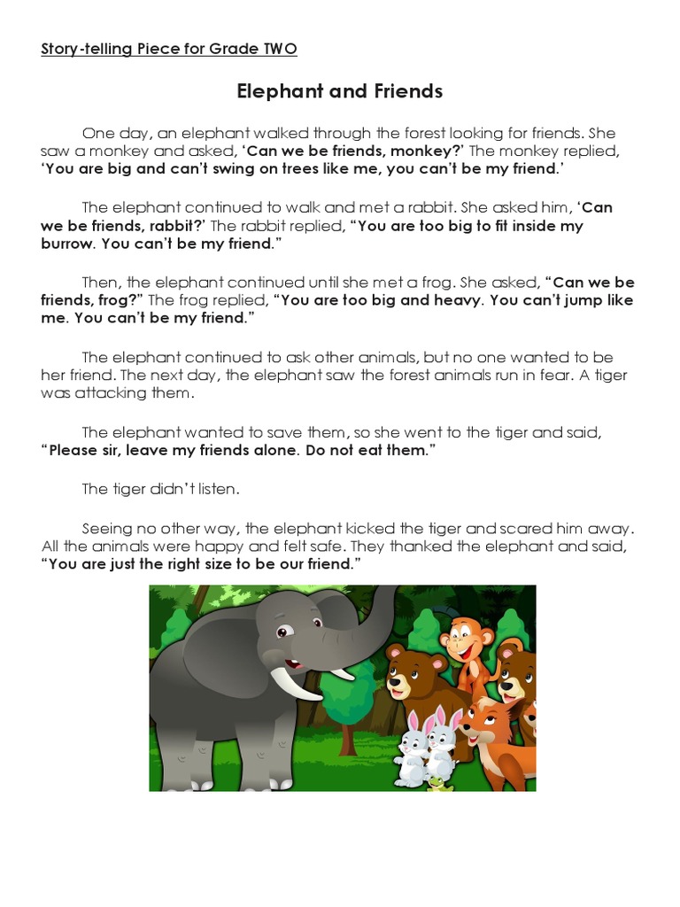 Gr2 - Story Telling Piece | PDF | Religion & Spirituality | General Fiction