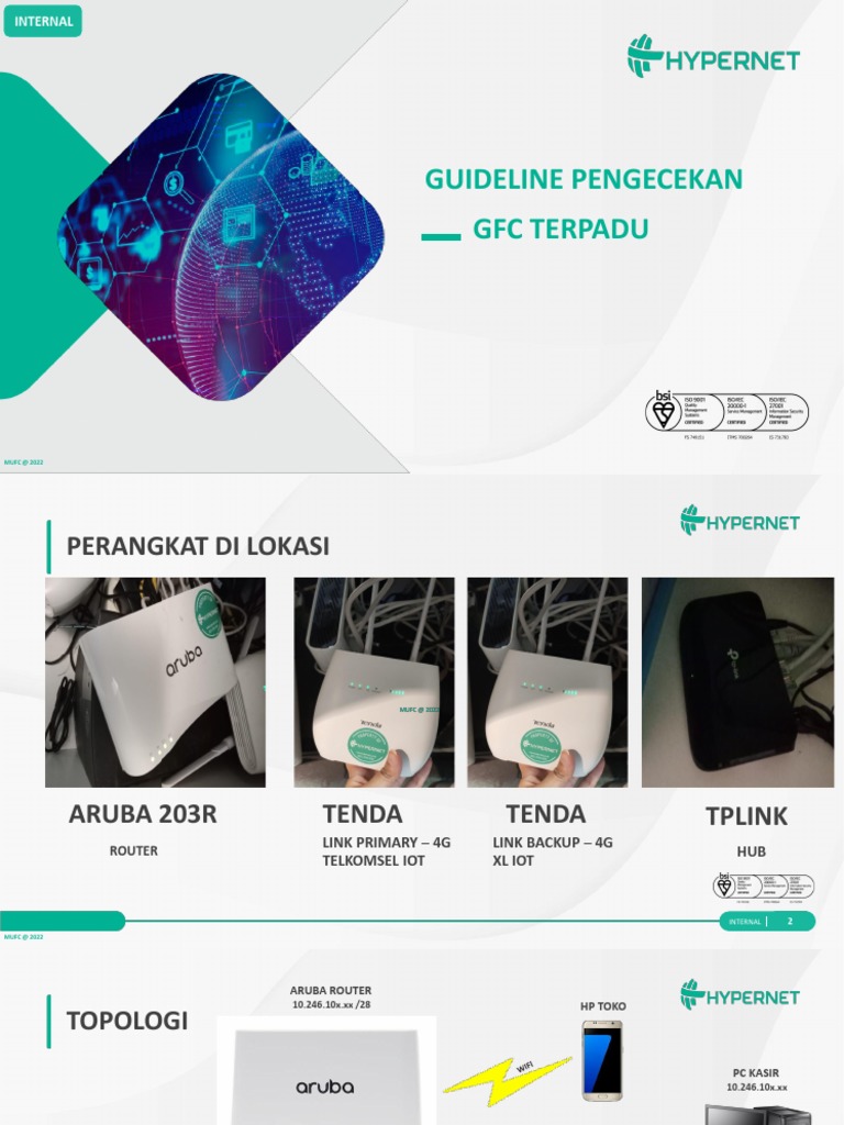 Guideline - GFC TERPADU | PDF | Computer Engineering | Network Protocols