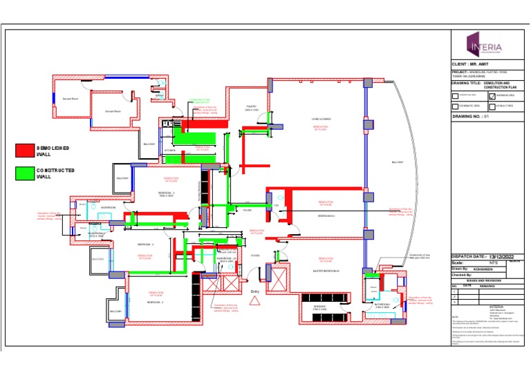 Magnolias Demolition & Construction Plan | PDF | Interior Design ...