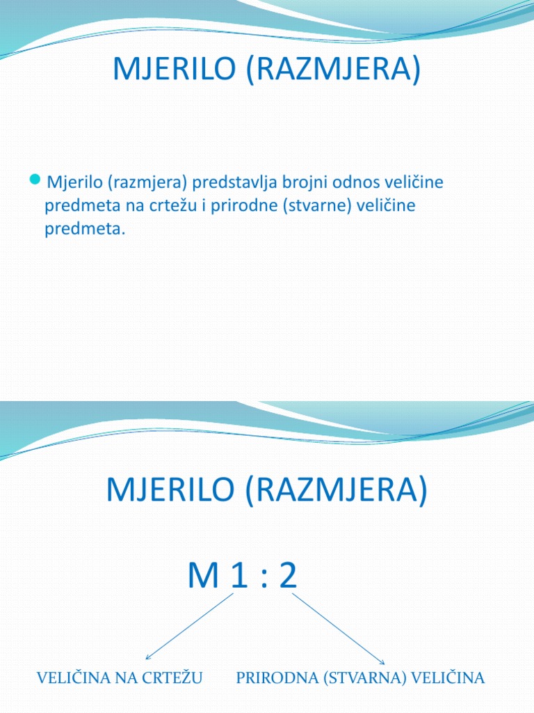 Mjerilo (Razmjera) | PDF