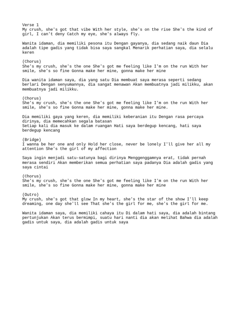 My Crush | PDF | Seni | Puisi