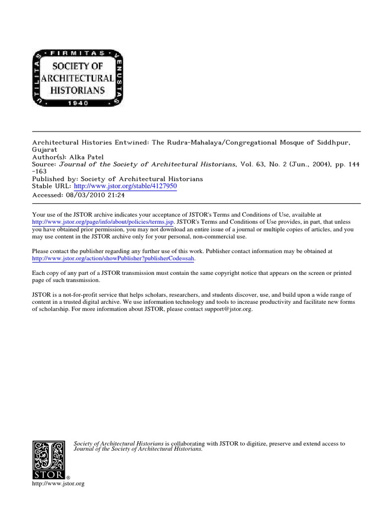 Architectural Histories Entwined The Rud | PDF