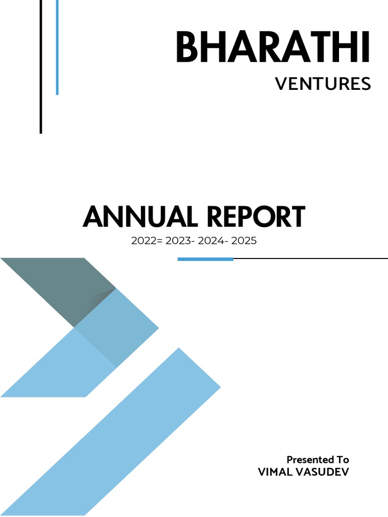 Bharathi Ventures Revenue Projections 2022-2025 | PDF
