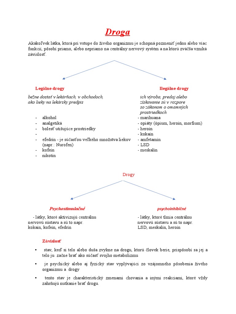 Drogy Poznã¡mky | PDF