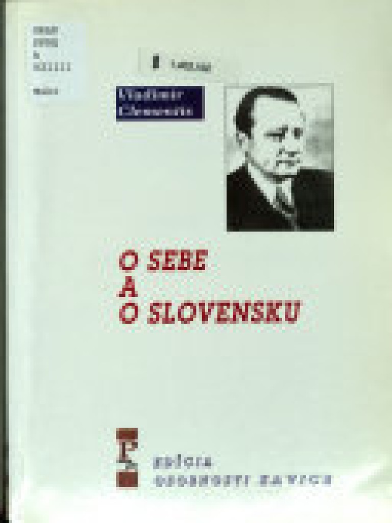 Vladimír Clementis: O Sebe A o Slovensku (Zost. Š. Drug) | PDF