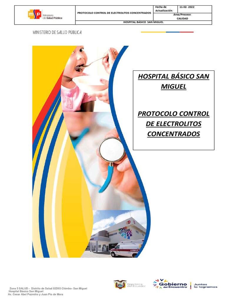 Protocolo Control de Electrolitos Concentrados-Signed-Signed-Signed-Signed | PDF | Farmacia ...