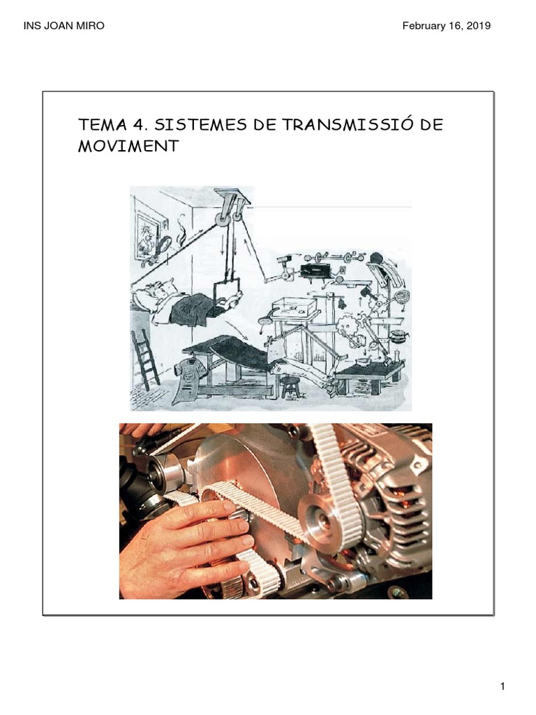 APUNTS Tema 4 SISTEMES Tramsmissio de Moviment 2 | PDF