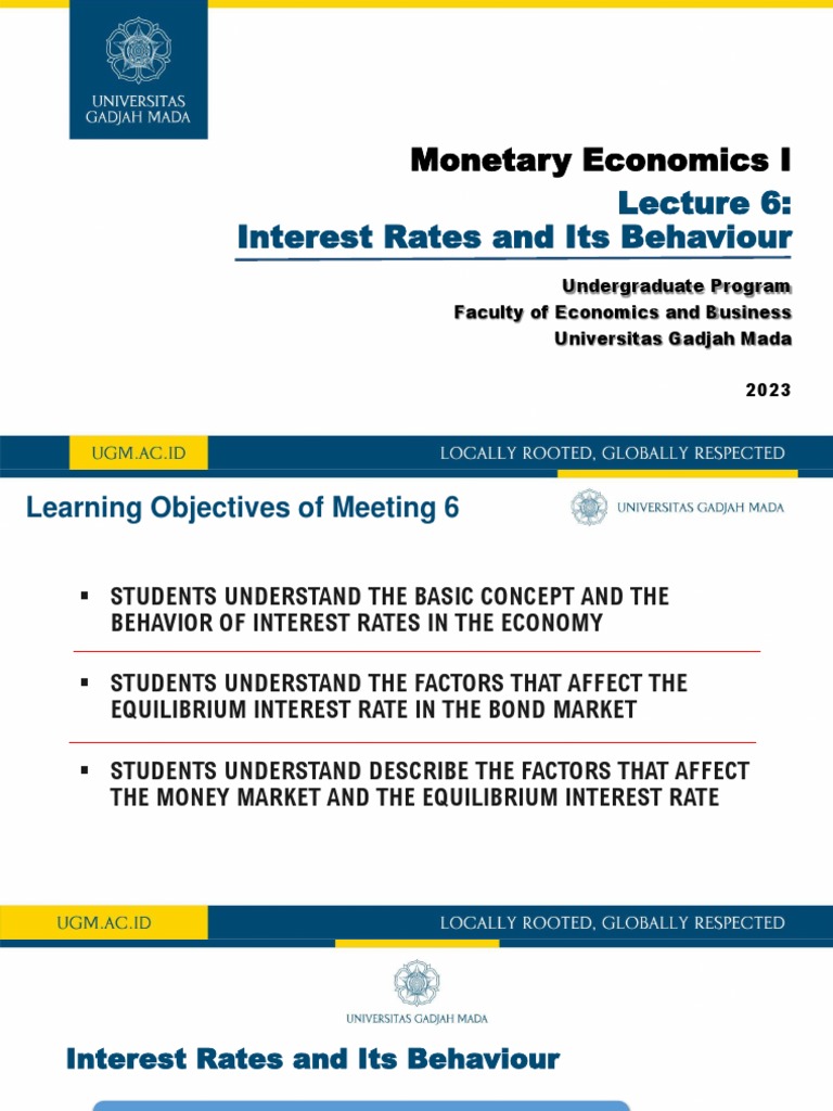 Interest Rates for Economics Students | PDF | Business | Finance ...