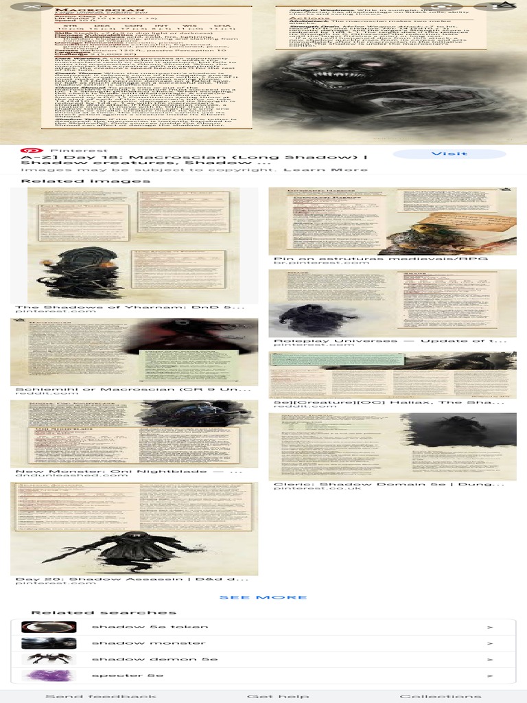 Shade dnd 5e - Google Search 2 | PDF