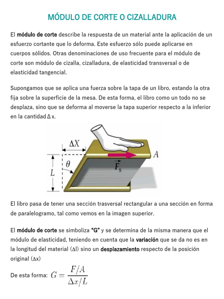 Módulo de Corte | PDF