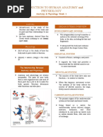 Human Anatomy Notes | PDF