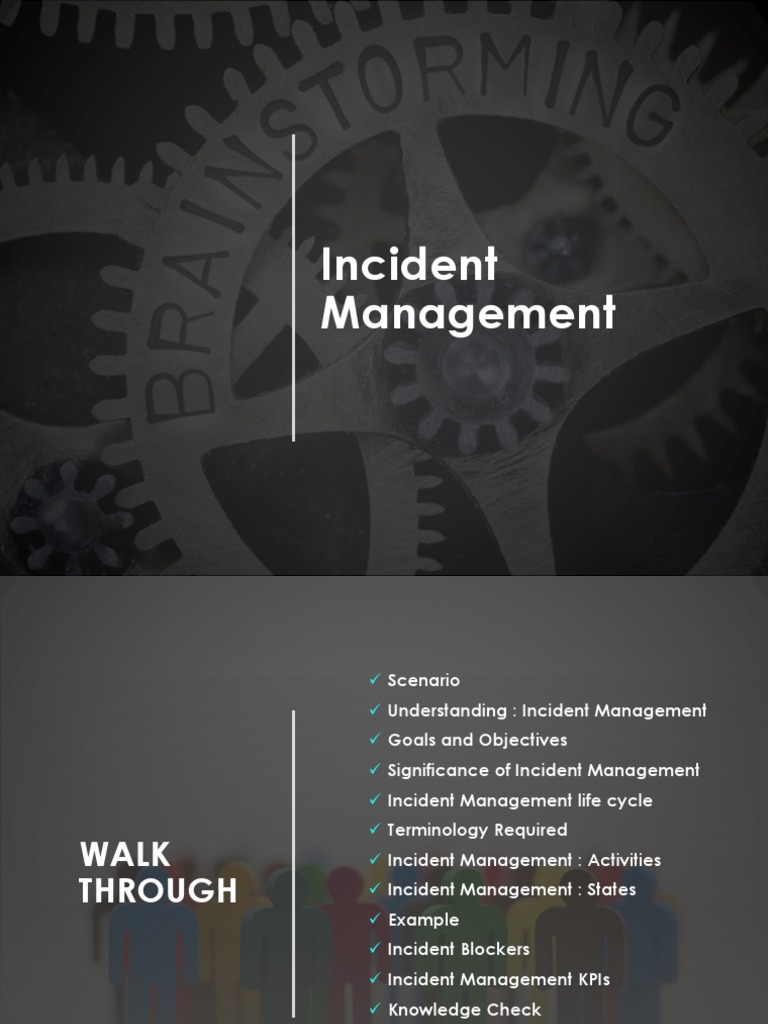 Incident Management Guide | PDF | Incident Management | Service Level ...