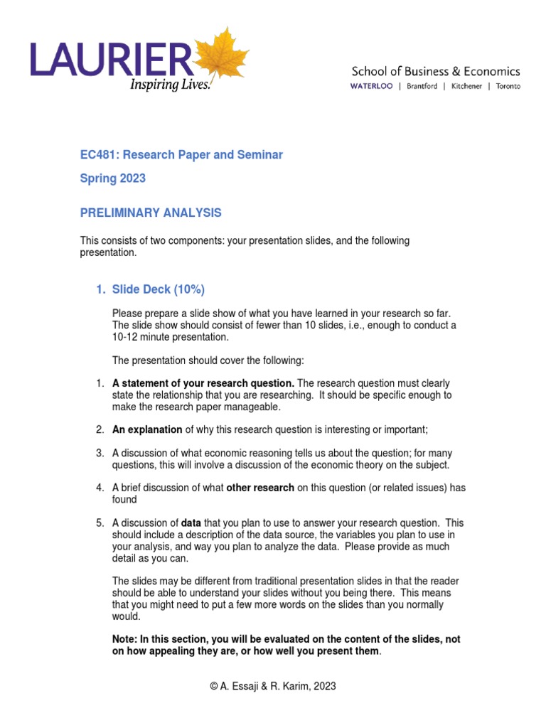 EC 481K Preliminary Analysis Spring 2023 | PDF | Data | Science