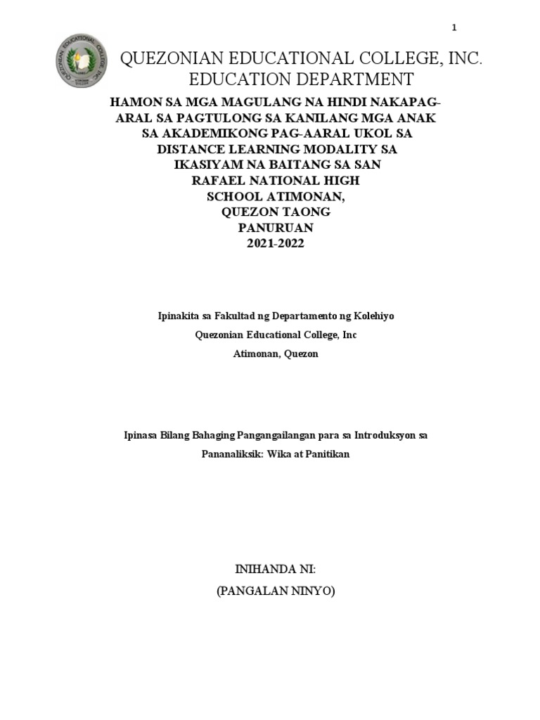 Pattern Approved Thesis Fil | PDF