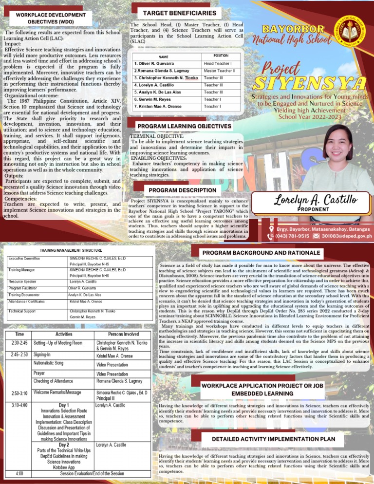 Project SIYENSYA Final | PDF