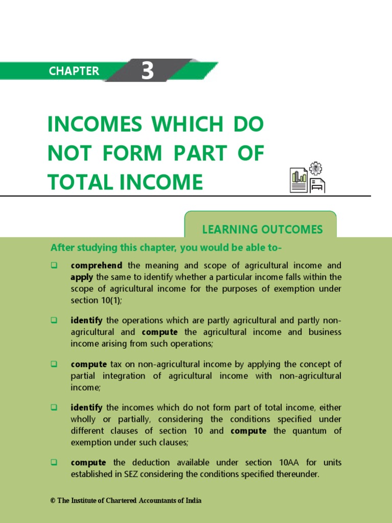 04 - Income Which Do Not Form Part of Total Income | Download Free PDF | Taxes | Tax Deduction