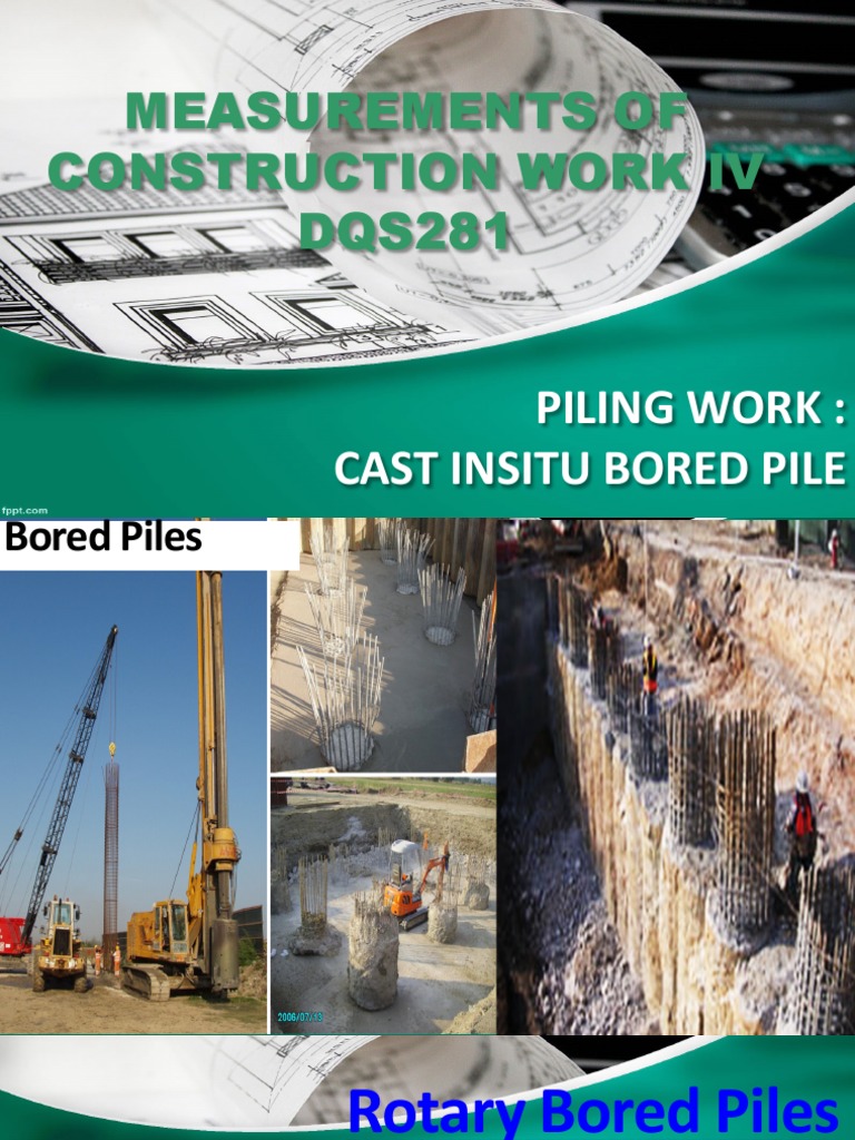 Bored Pile | PDF | Deep Foundation | Civil Engineering