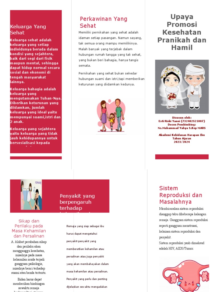 Pernikahan Dini Leaflet | PDF