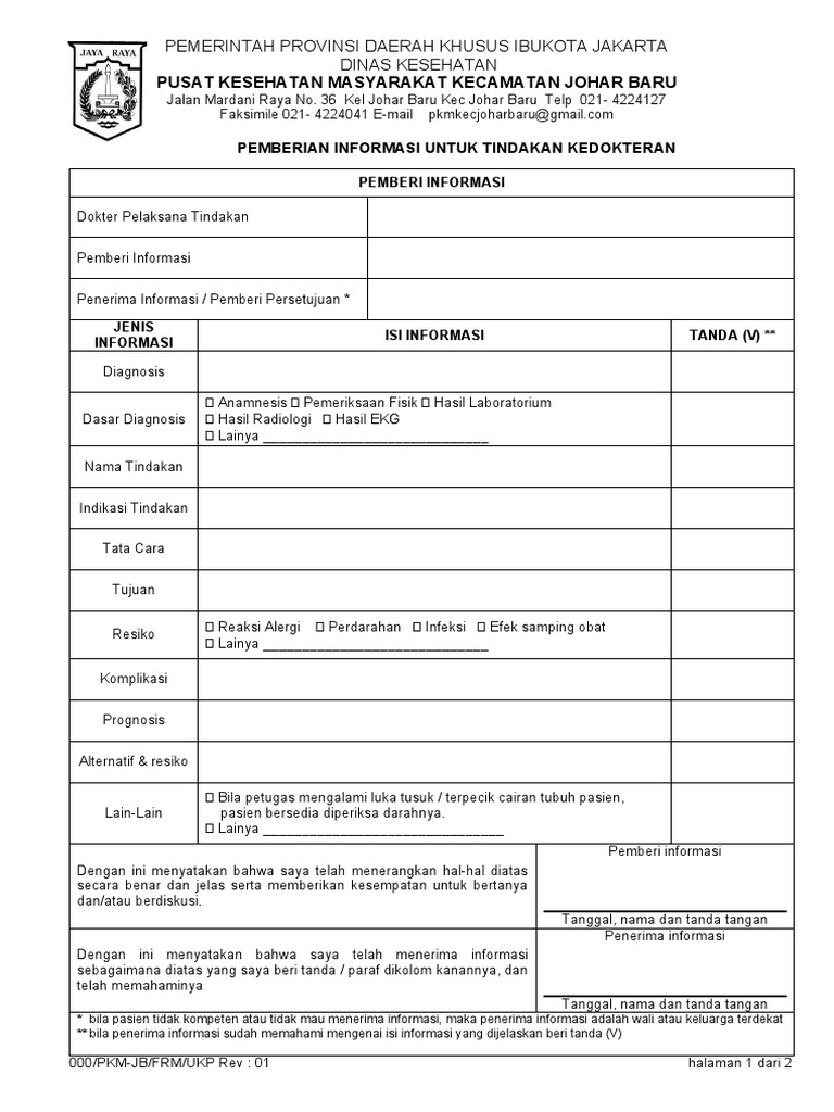 Draft Informed Consent - 1 | PDF