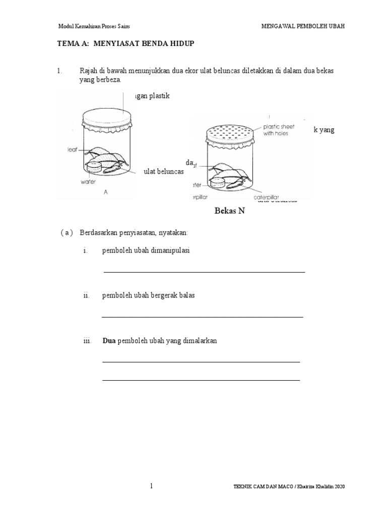 Mengawal Pemboleh Ubah 1 | PDF | Griya & Taman