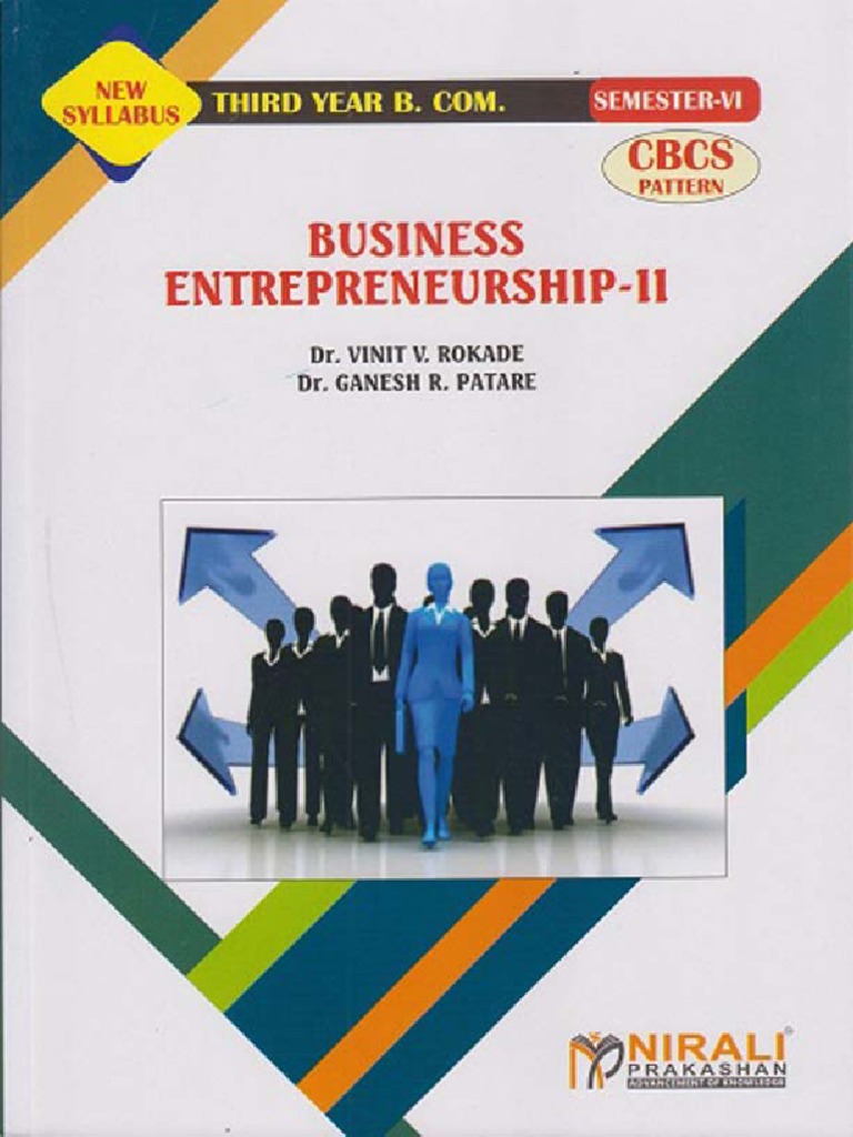 Business Entrepreneurship II T. Y. B. Com Sem 6 | PDF | Business Plan ...