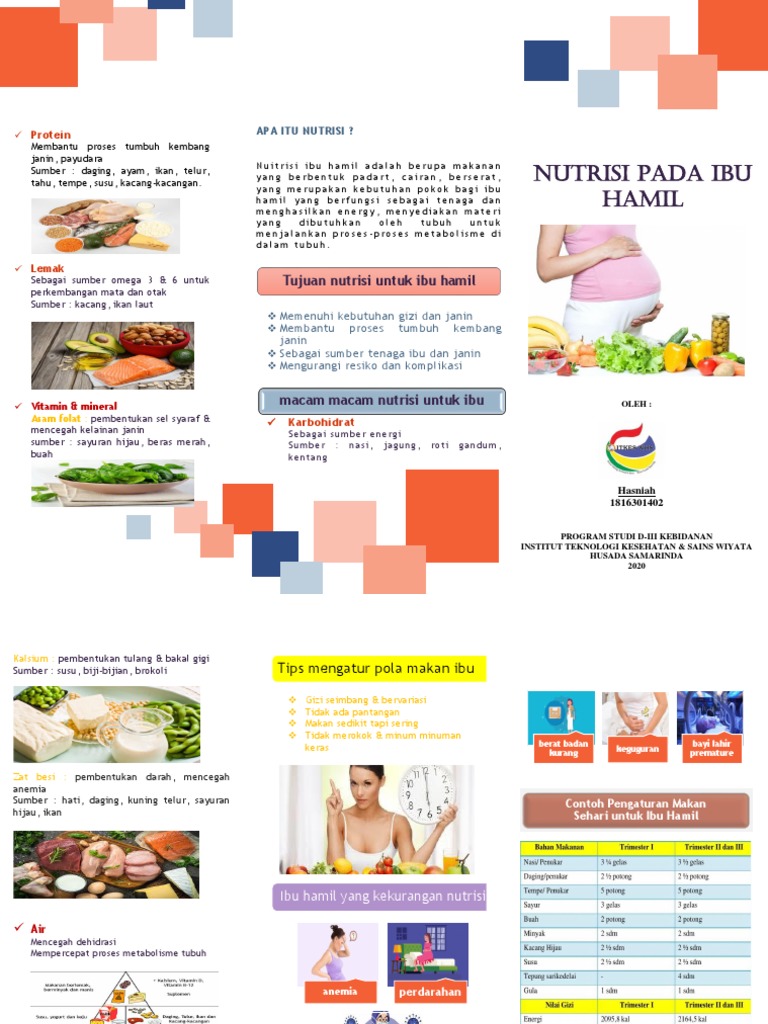 Leaflet Nutrisi Nia | PDF