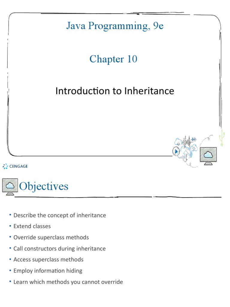 Java9e PPT ch10 | PDF | Inheritance (Object Oriented Programming) | Method (Computer Programming)