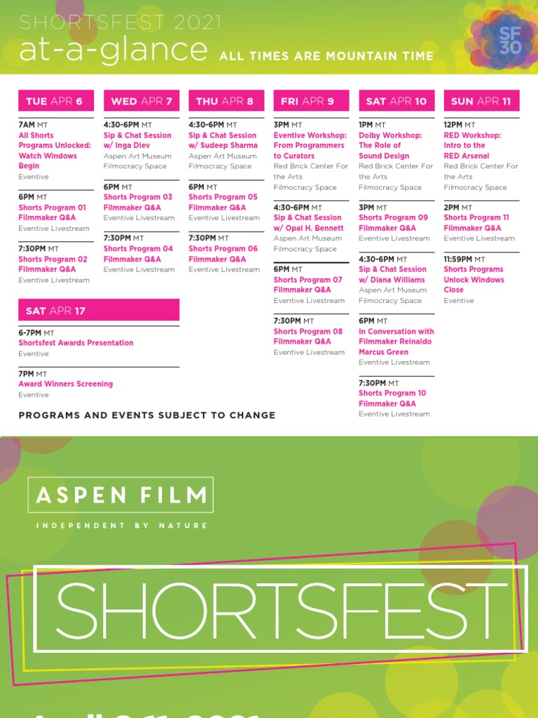 SF30 at A Glance Program Guide | PDF