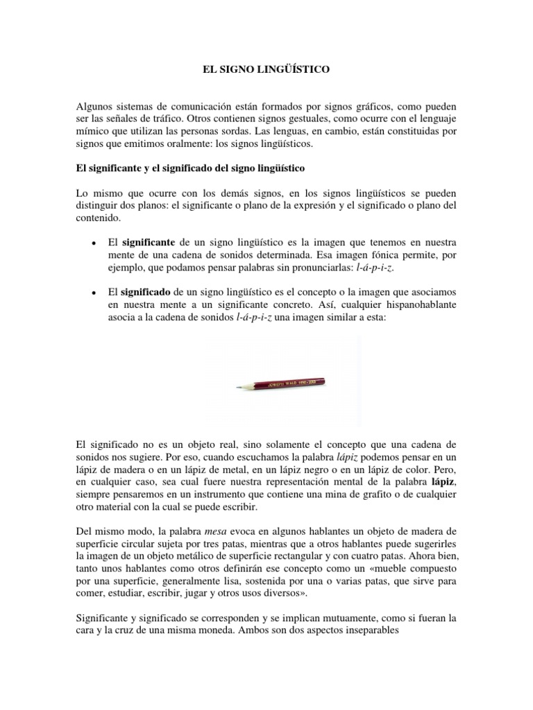 significante y significado