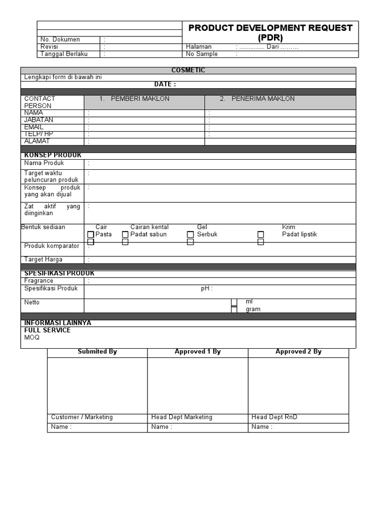 Form PDR New | PDF
