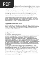Apple Stakeholder Engagement Overview | PDF | Corporate Social ...