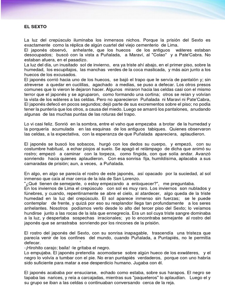 Plan Lector - Sesión 3 - 3° El Sexto | PDF | Libros para adolescentes ...