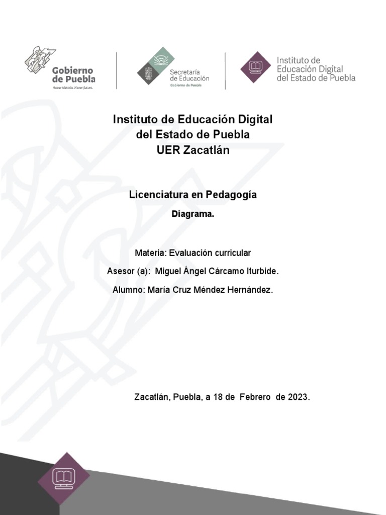 Diagrama Curricular IEDP 2023 | PDF