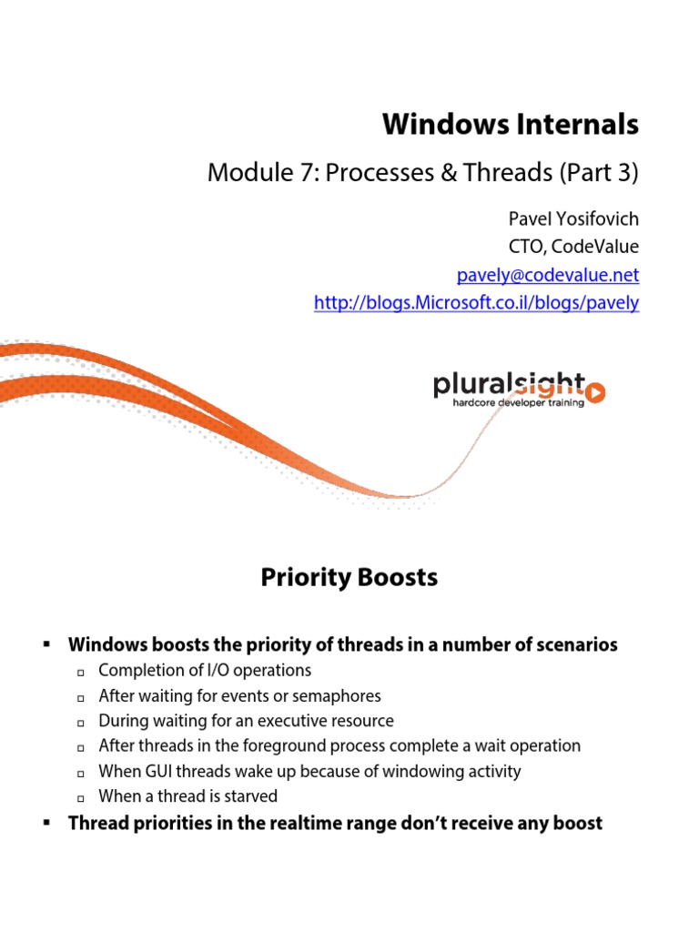 7 Windows Internals m7 Slides | PDF | Computers
