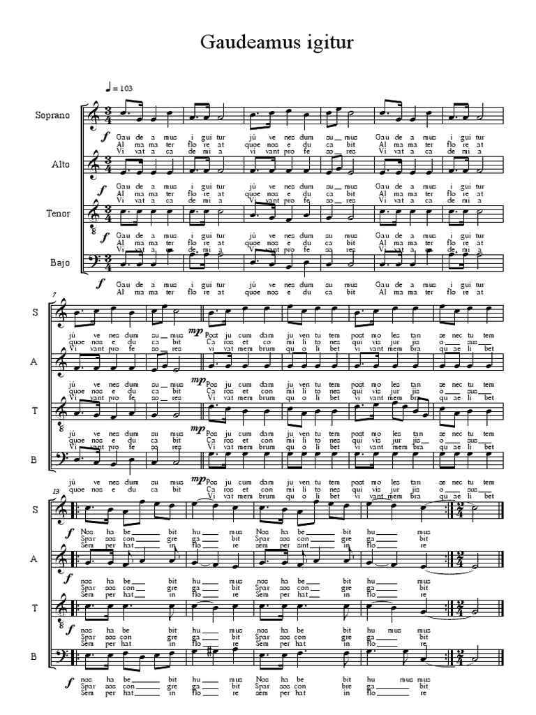 Gaudeamus Igitur | PDF